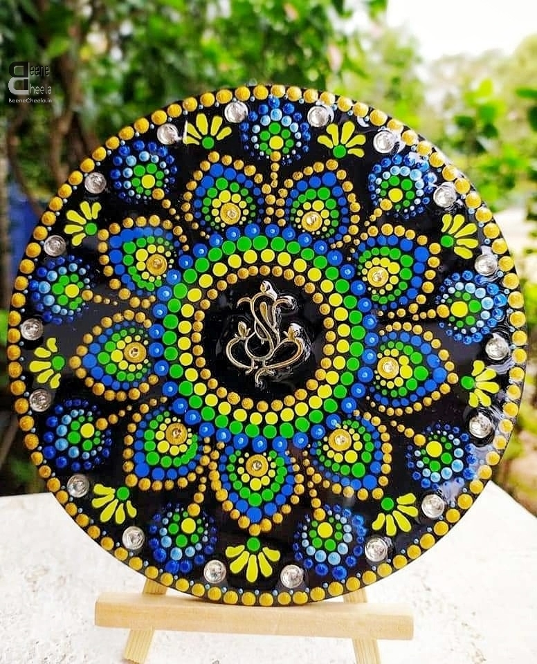 Ganesha Mandala Tabletop - ಬೀಣೆ ಚೀಲ